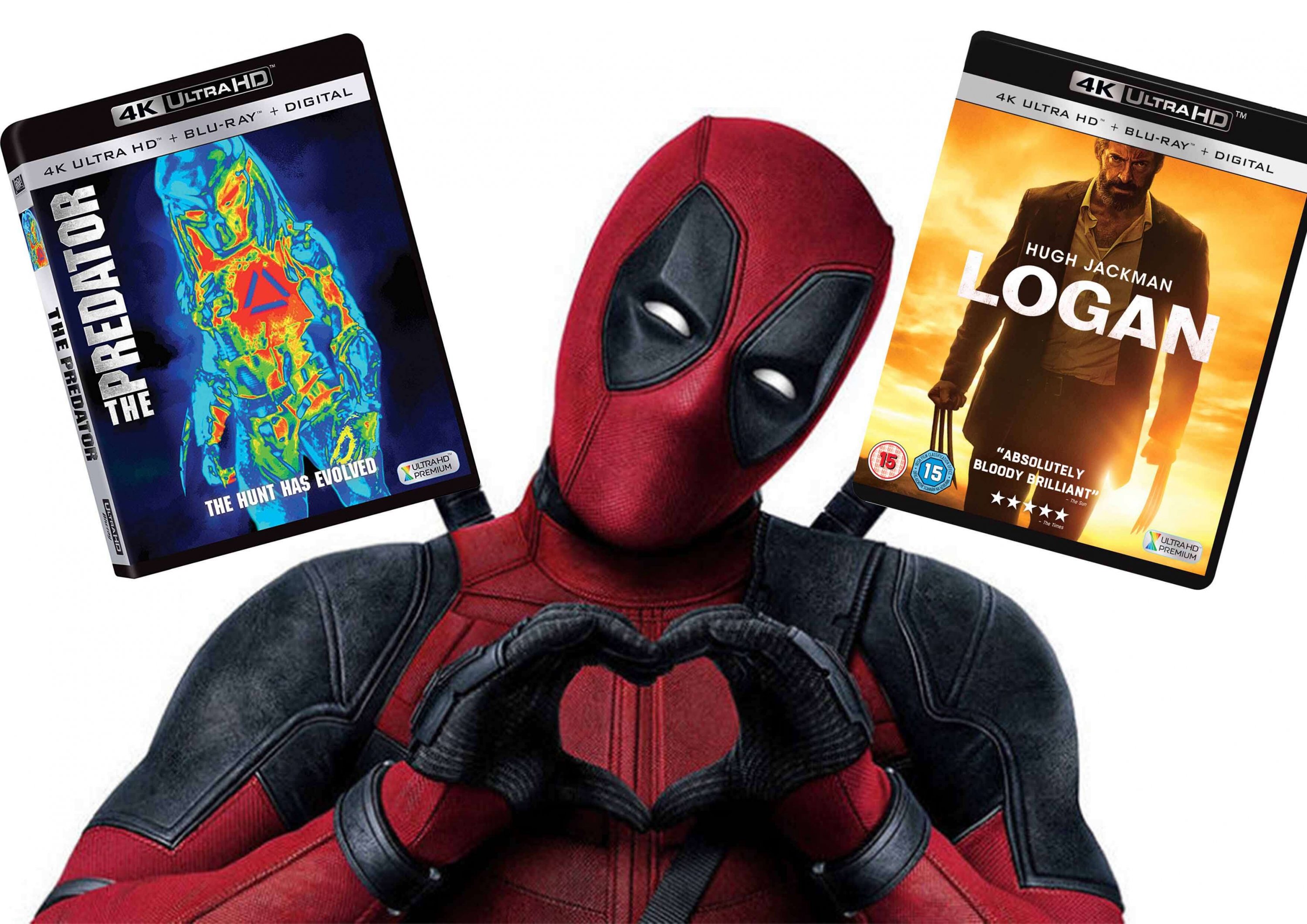 [ENDED] Win THE PREDATOR, DEADPOOL 2 and LOGAN on 4K for Father's Day ...