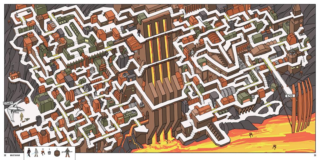 STAR WARS MAZES - STARBURST Magazine