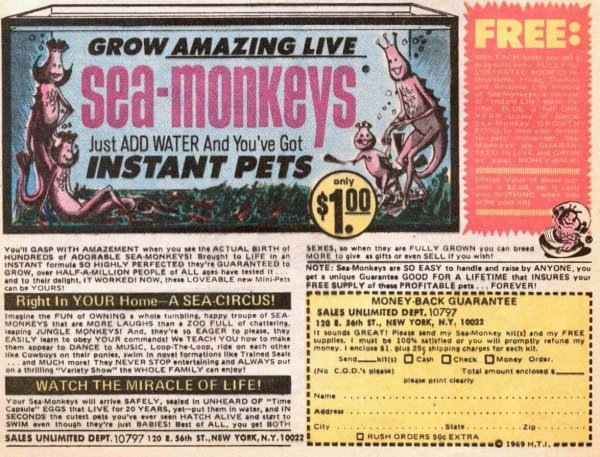 MONKEY SEA, MONKEY DO: THE SECRET HISTORY OF SEA-MONKEYS - STARBURST ...