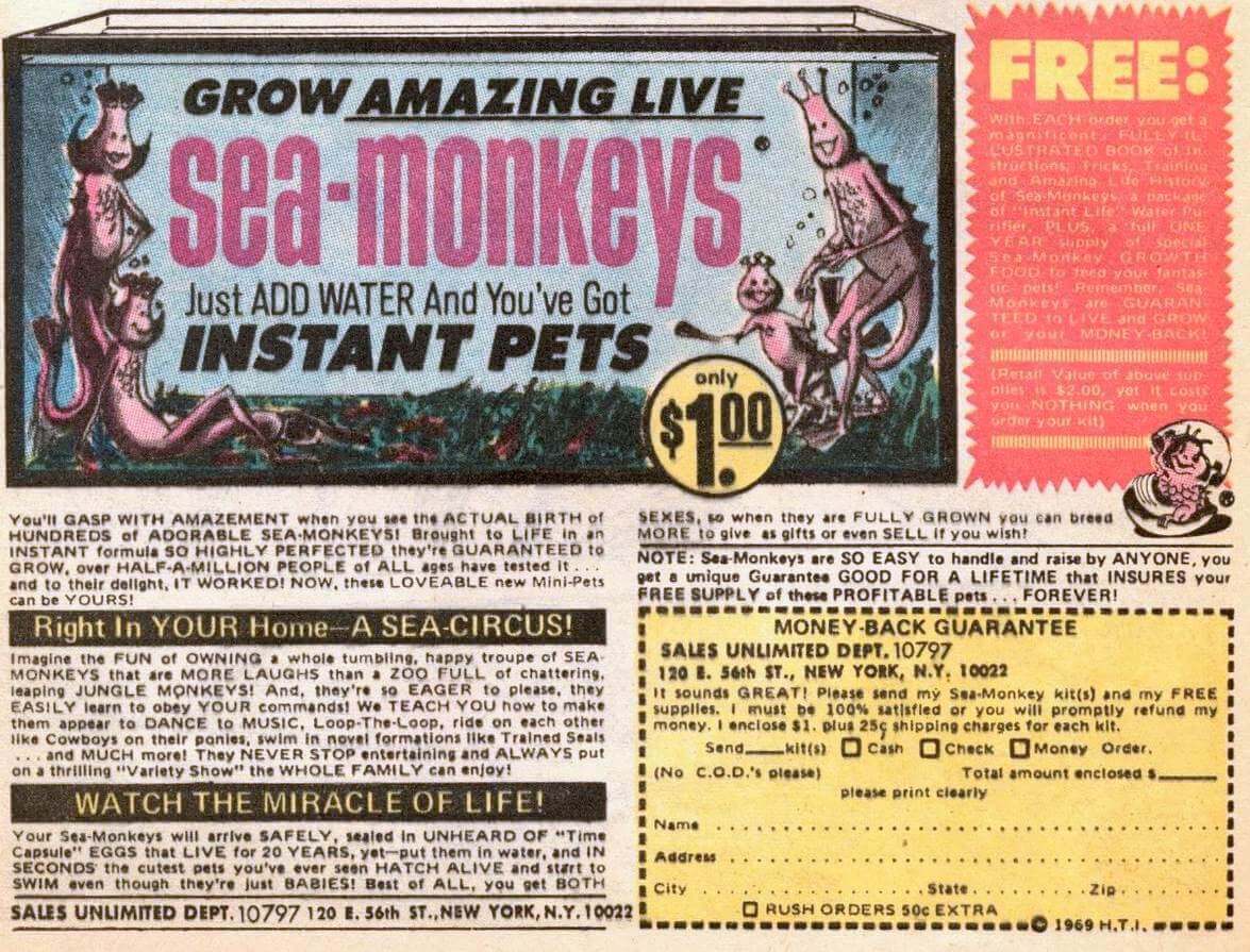 MONKEY SEA, MONKEY DO: THE SECRET HISTORY OF SEA-MONKEYS - STARBURST ...