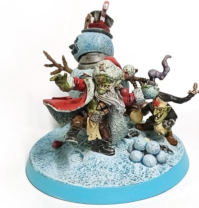 da red gobbo warhammer painted by Rob Cunningham - STARBURST Magazine
